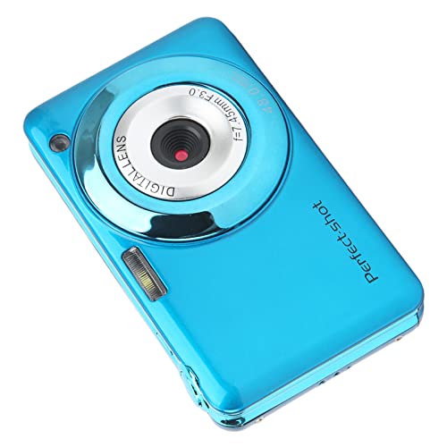 Estink Children's Camera 2.7 Inches 48MP 1080P Digital Camera for Children 32GB Card, Digital Video Camera for Children Adult Beginner Students (Blue)