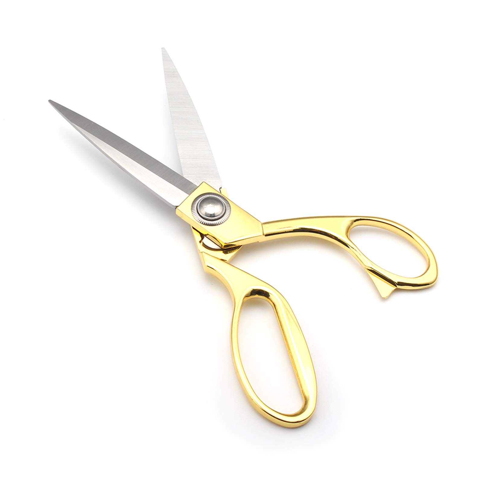 JYTUUL Gold 8" Sharp Tailor Scissors Fabric Scissors Leather Scissors Stainless Steel Professional Heavy Duty Clothing Dressmaking Shears Tailor Sewing Fabric Craft Cutting