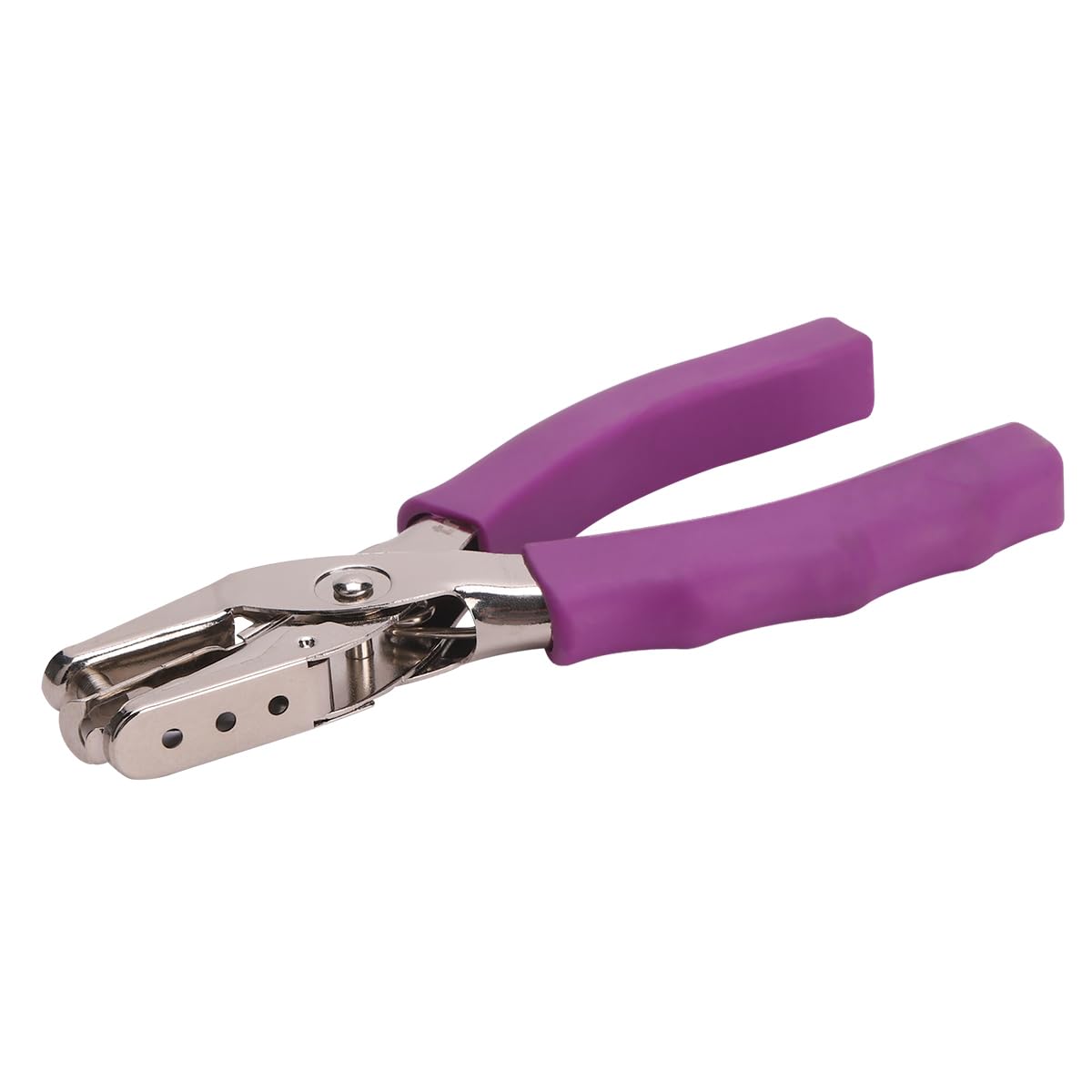 Craftinova Handle Punch ,3 Pack,1/4 inch of Hole Handheld Puncher ,with Soft Grip Handles,with 6 Sheet Capacity,Perfect for Home Office School Supplies,can be Used for Labels and Greeting Cards