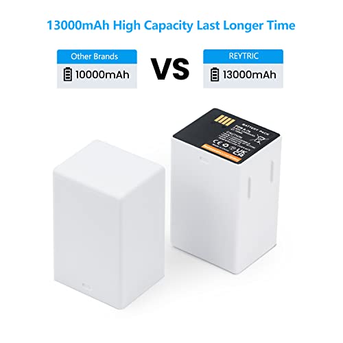 2-Pack XL Extended Batteries Compatible with Arlo Pro 4 XL Arlo Go 2 VMA5410 and for Arlo Ultra, Ultra 2, Pro 3 and Pro 4 that Using XL Extended Battery and Housing, Upgraded 13000mAh with Charger