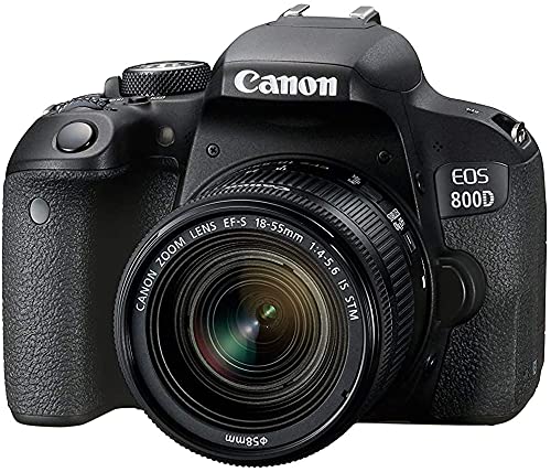 800D (Rebel T7i) DSLR Camera with 18-55mm is STM Zoom Lens & 75-300mm III Lens Bundle + 64GB Memory, Case, Tripod, Filters and More