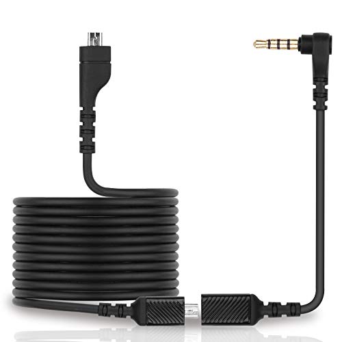 LOL PARTY Arctis 3 Arctis 5 Cable, Aux Cord Replacement for SteelSeries Arctis 3 5 7, Arctis Pro and Arctis Pro + GameDac Headset Detachable Audio Cable 5ft