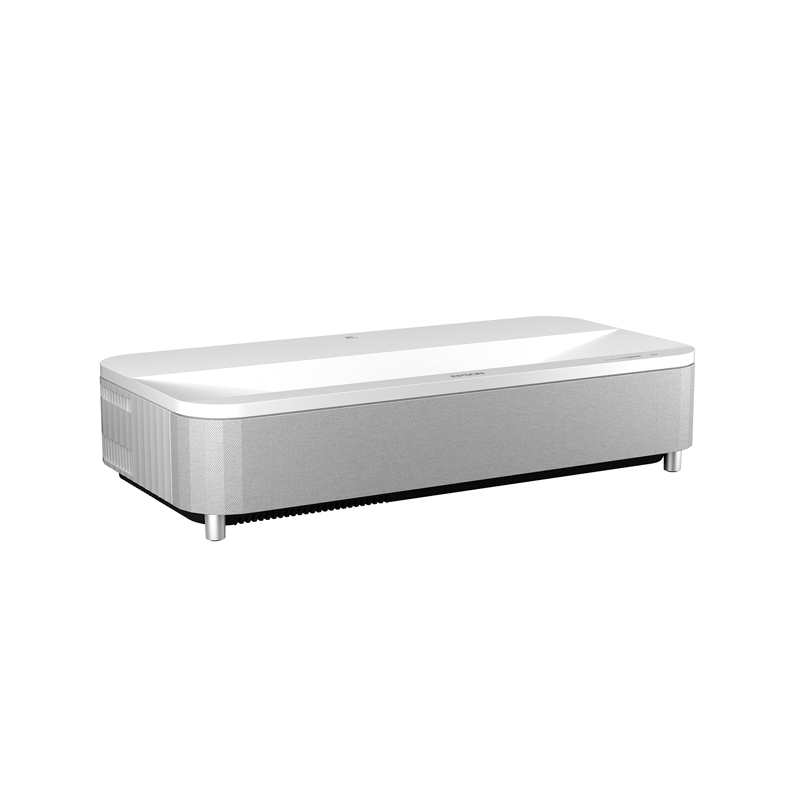 2022 New Upgrade Epson EpiqVision Ultra LS800 Ultra Short Throw 3-Chip 3LCD Smart Streaming Laser Projector, 4,000 Lumens, 4K PRO-UHD, HDR, 150", Android TV, 2.1ch Yamaha Built-in Speakers - White