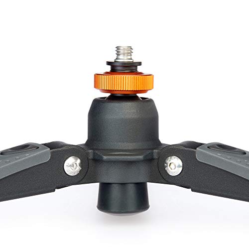3 Legged Thing Docz2 Foot Stabiliser for Monopods - Travel-Friendly, Table-Top Camera Tripod and Foot Accessory for Monopods for Multiple Terrains