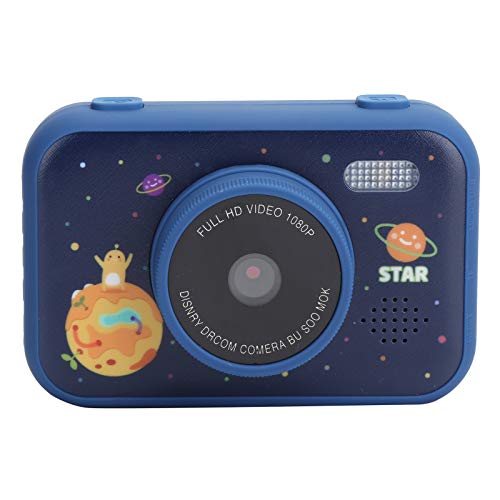 wendeekun Kids Camera,Kids Selfie Camera,3.5in HD Eye Protection Screen MP3 Player Photography Toy Birthday Gift for Children(Navy Blue)