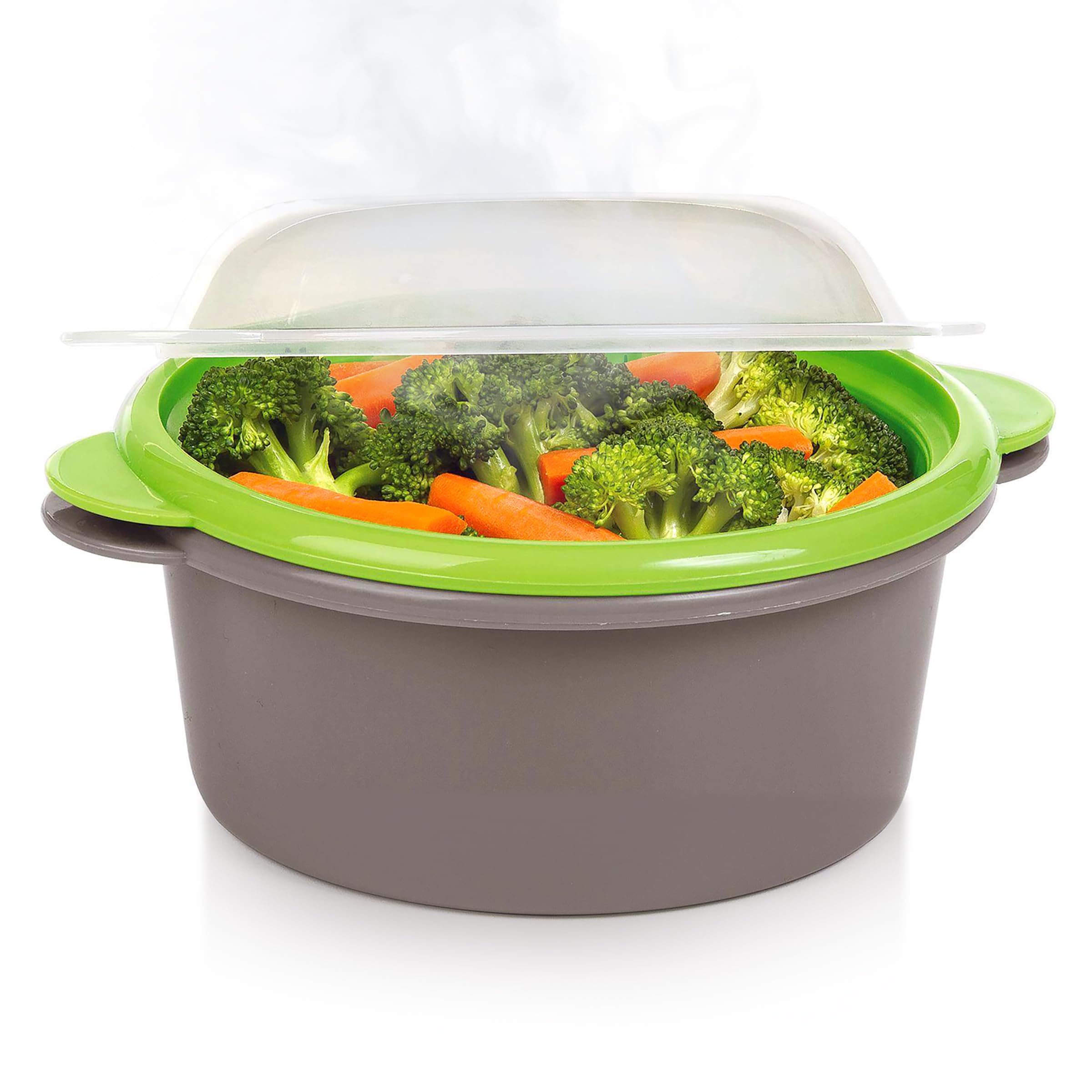 Progressive International Microwave Mini Steamer, Gray