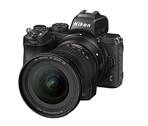 Nikon Z50 + FTZ Mirrorless Camera Kit VOA050K003 (Renewed)