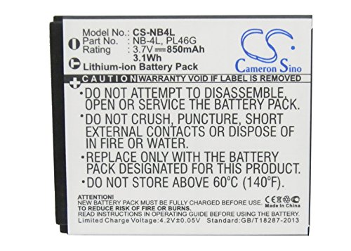 CHGY 3.7V Battery Replacement Compatible with can0n IXY 600F, IXY Digital 10, IXY Digital 40, IXY Digital 50, IXY Digital 55, IXY Digital 60, IXY Digital 70, IXY Digital 80
