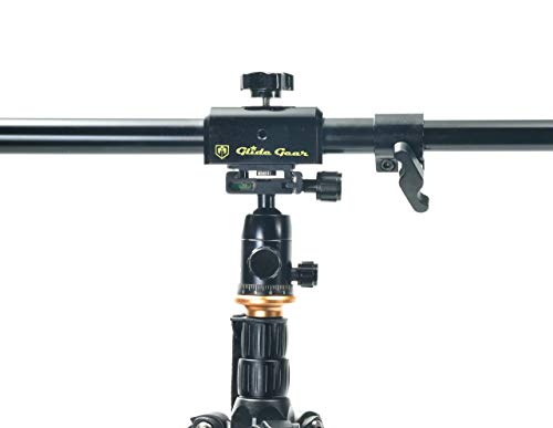 Glide Gear OH 50 DSLR Camera/iPhone Photo Video Overhead Heavy Duty Metal Mount Stand Adjustable 36" Pole Tripod Extension Arm Stand w/Ball Head