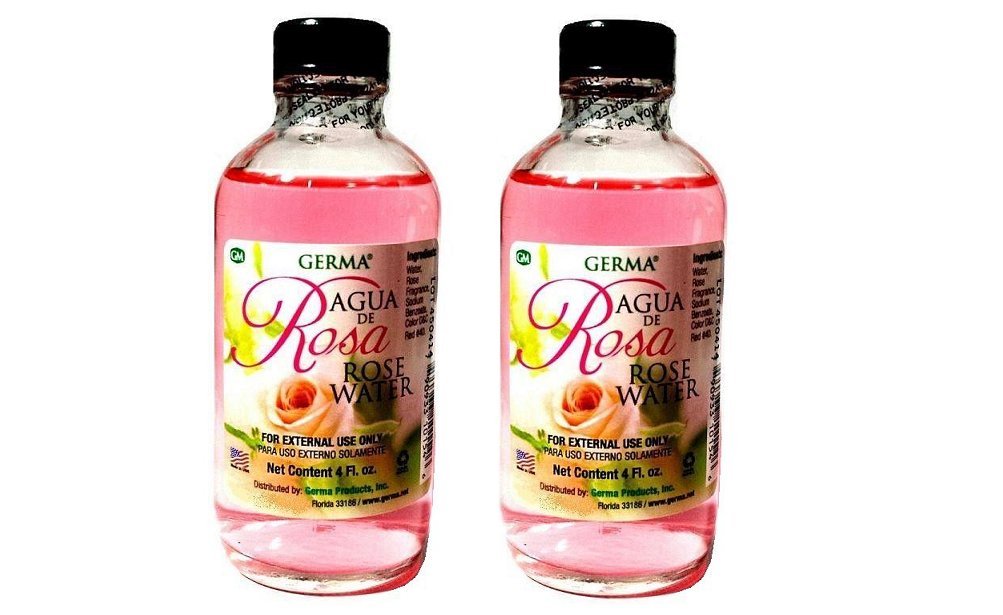 AGUA DE ROSAS Rose Water Skin and Facial Cleanser Limpiadora Piel Facial QTY-2