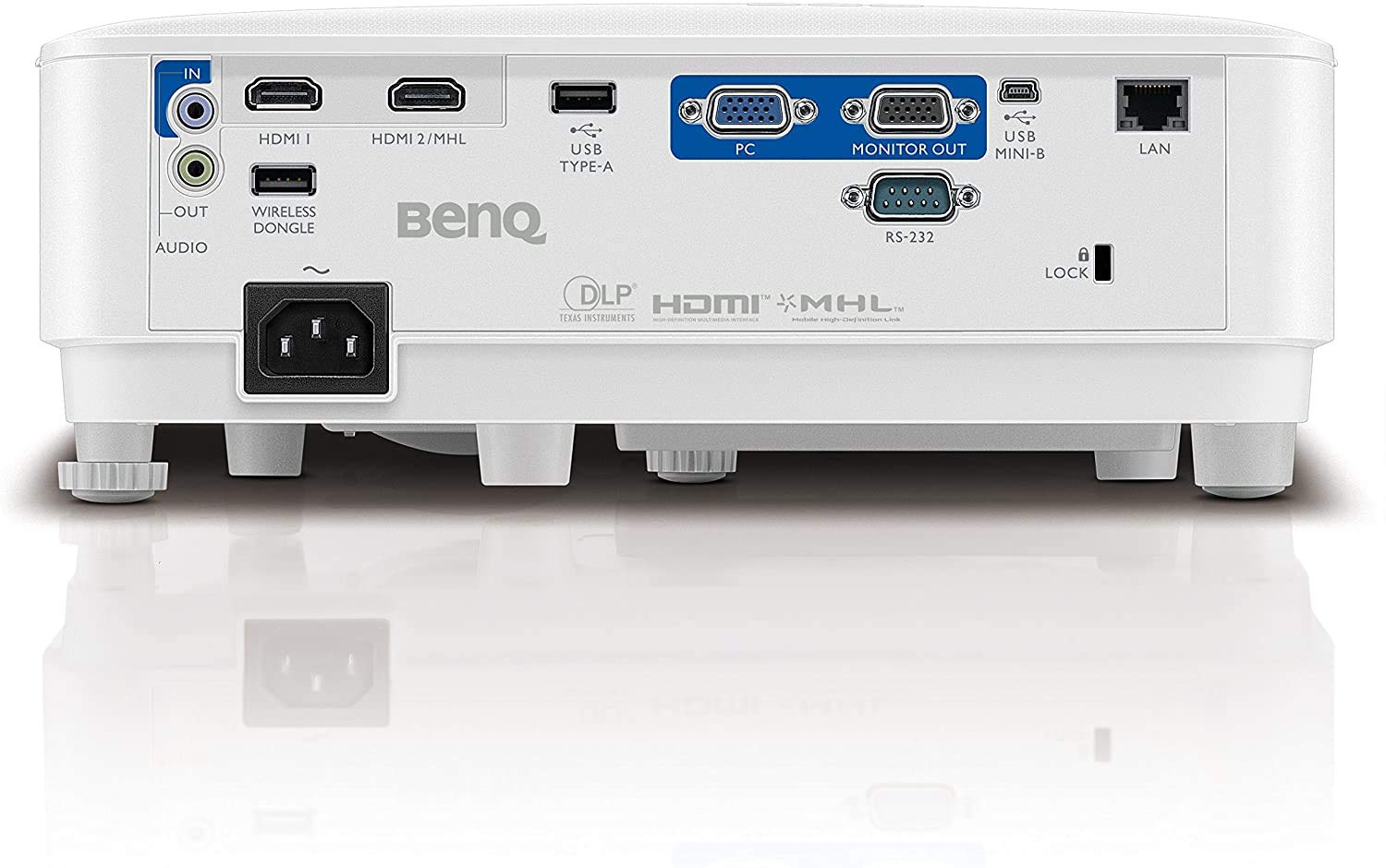 BenQ MH733 1080P Business Projector | 4000 Lumens for Lights On Enjoyment | 16,000:1 Contrast Ratio for Crisp Picture | Keystone for Flexible Setup
