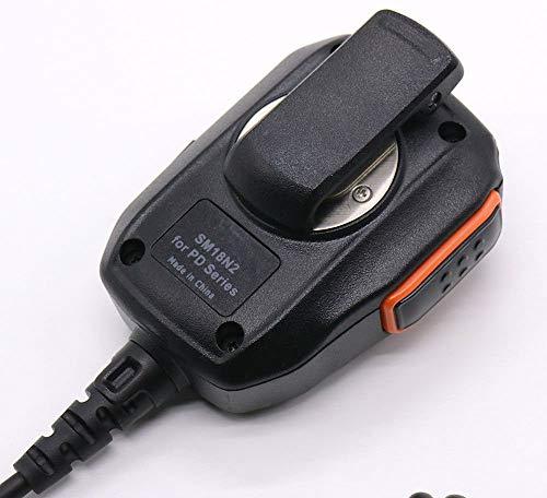 New SM18N2 Speaker Microphone DMR IP57 Water Proof Compatible with Hytera PD702 PD780 PD785