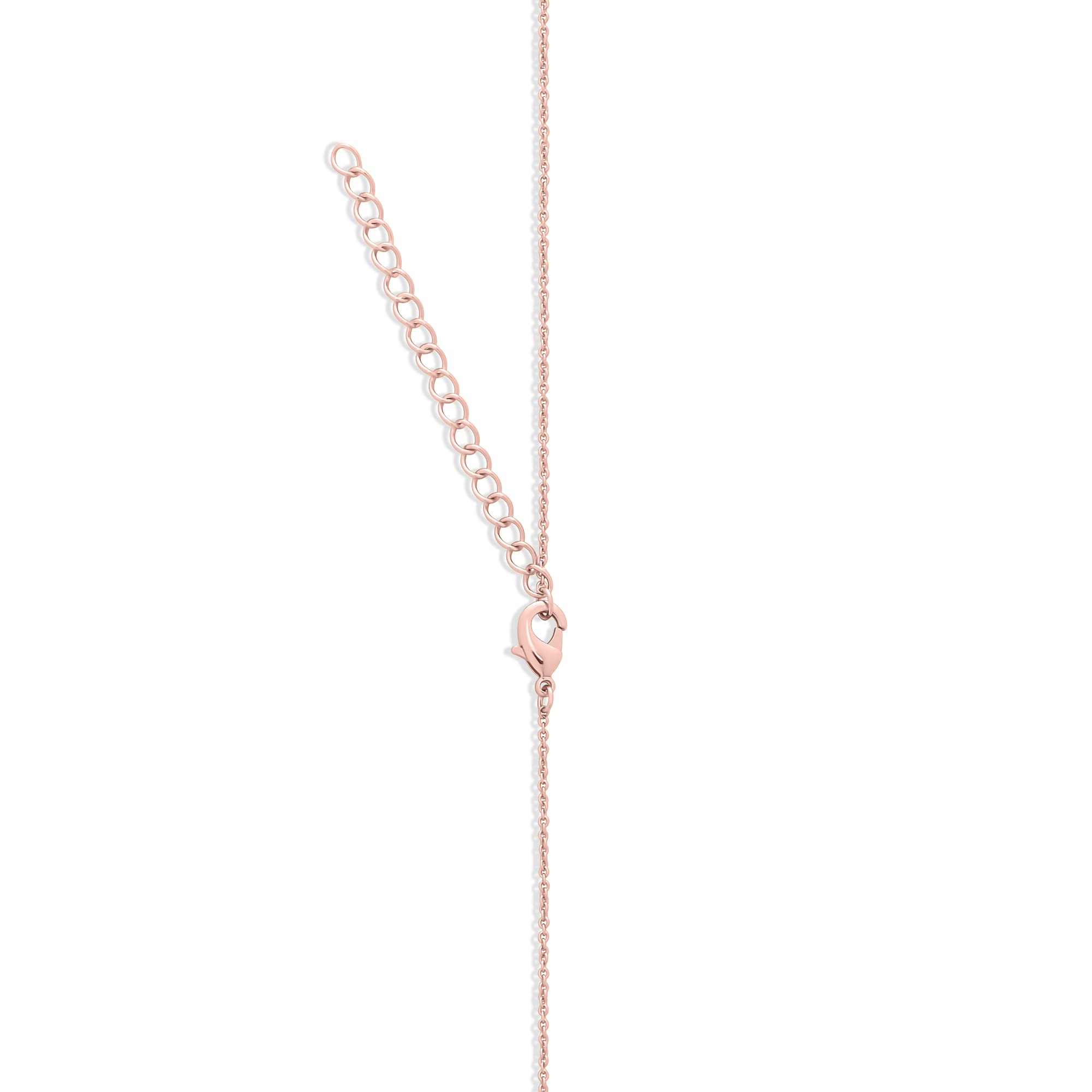 Amazon Essentials 14K Gold Plated Freshwater Pearl Pendant Necklace 16", Rose Gold