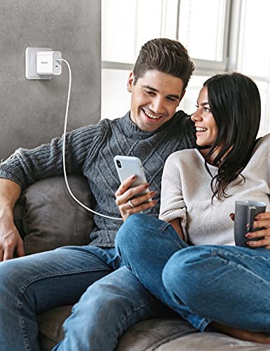 UGREEN 36W Dual Ports USB C Wall Charger - 2-Port Fast Charger USB-C Power Adapter Compatible for iPhone 13/13 Mini/13 Pro/13 Pro Max/12/12 Pro Max, iPad Mini/Pro, Pixel, Galaxy Note20/S20