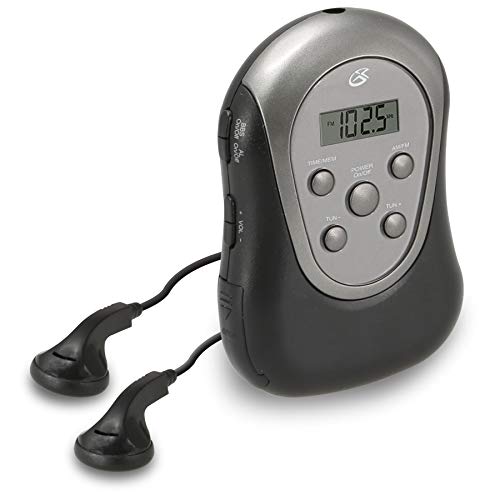 GPX R300S Am/FM Armband Radio with Earbuds,Black