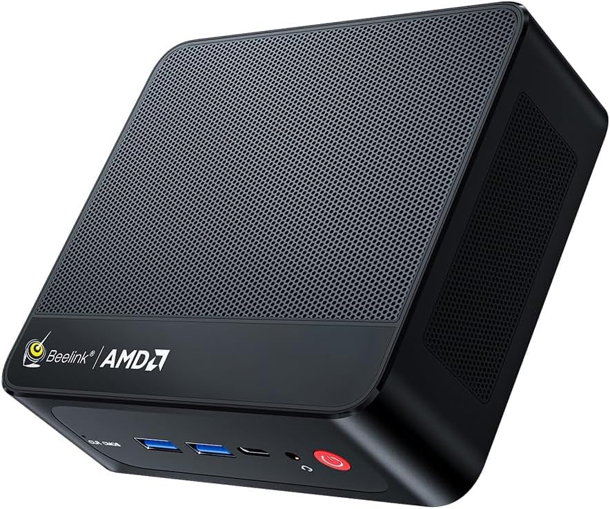 Beelink SER5 PRO Mini PC W11 Pro, AMD Ryzen 7 5850U(8C/16T up to 4.4 GHz),16GB DDR4 500GB NVME SSD Graphics 8 core 2000 MHz WiFi 6/BT5.2/DP+HDMI+Type-C Triple Display Mini Computer