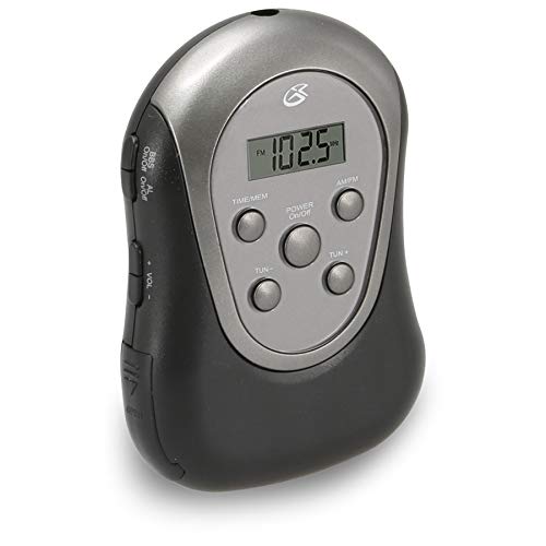 GPX R300S Am/FM Armband Radio with Earbuds,Black