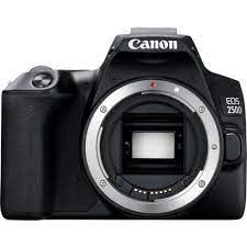 Canon EOS 250D (Rebel SL3) DSLR Camera with 18-55mm f/3.5-5.6 III Zoom Lens & 75-300mm III Lens Bundle + 64GB Memory, Case, Tripod, Filters and More