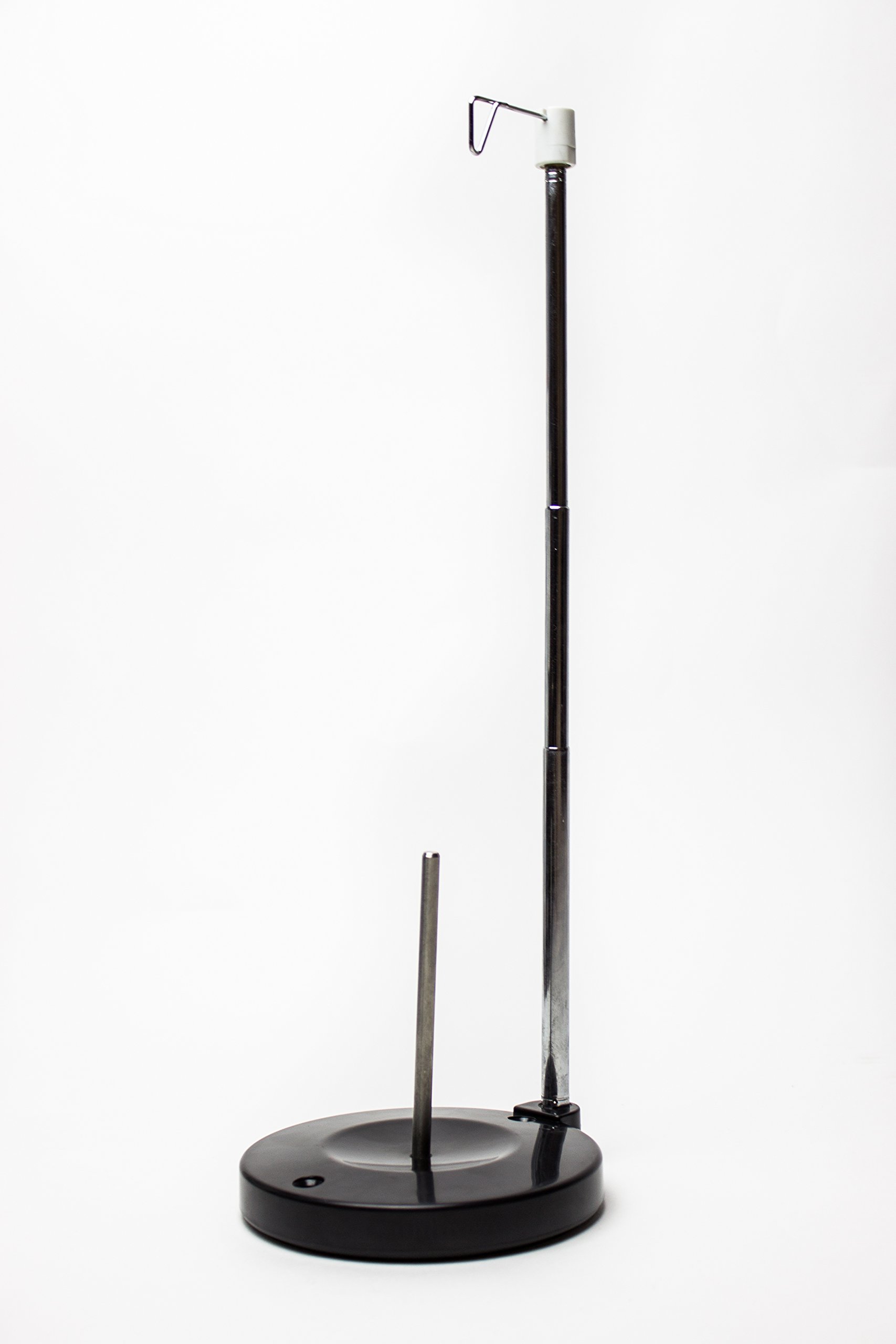 Embroidex Adjustable Single Thread Spool Holder â Stand Alone Embroidery, Sewing or Quilting Thread Holder or Stand â Ensures Smoother Feed = Heavy Plastic Base