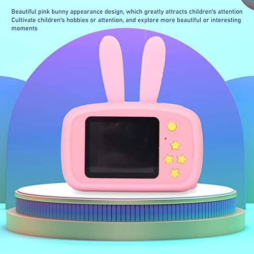 Shanrya Children's Cartoon Camera, Kids Camera Portable 1080P Full HD for Girl