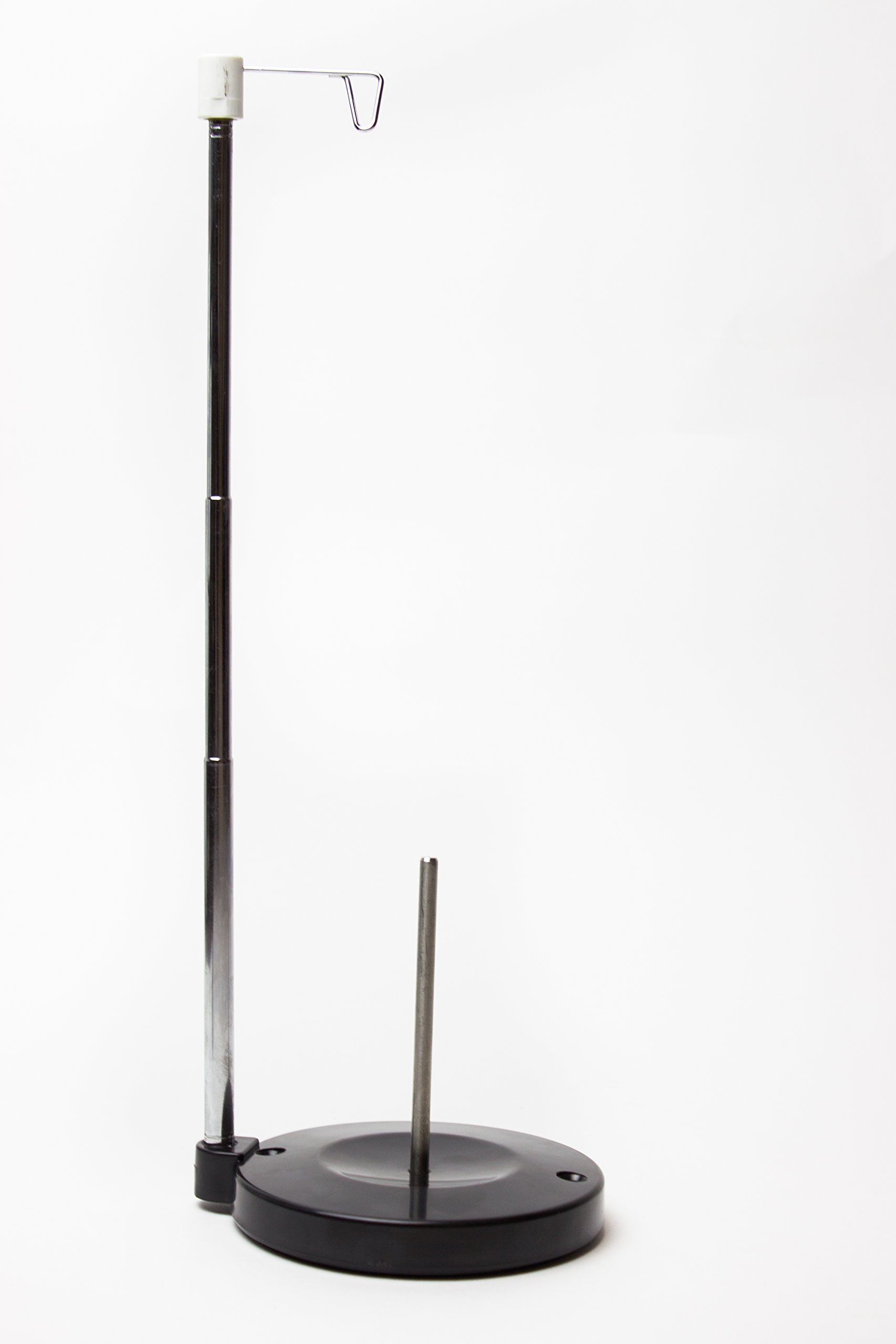 Embroidex Adjustable Single Thread Spool Holder β Stand Alone Embroidery, Sewing or Quilting Thread Holder or Stand β Ensures Smoother Feed = Heavy Plastic Base