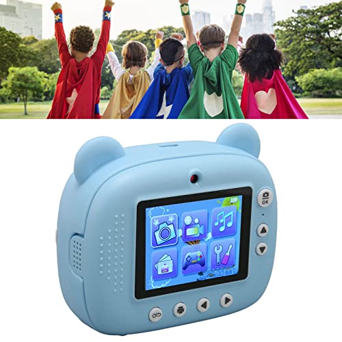 Children HD Camera, Kids Camera 1050mah Battery for Travel (Blue)