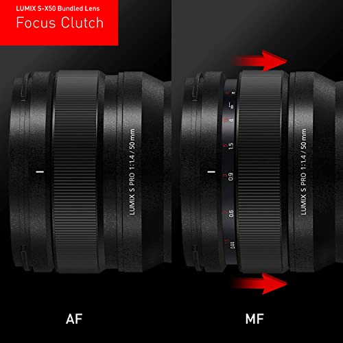 Panasonic LUMIX S5 Full Frame Mirrorless Camera (DC-S5BODY) and LUMIX S PRO 50mm F1.4 Lens (S-X50)