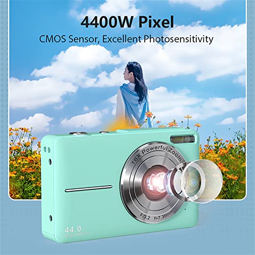 1080P High-Definition Digital Camera, 44 Million Pixels 16x Digital Zoom Camera Anti-Shake Proof Home Camera, 2.5 inch TFT-LCD Screen#