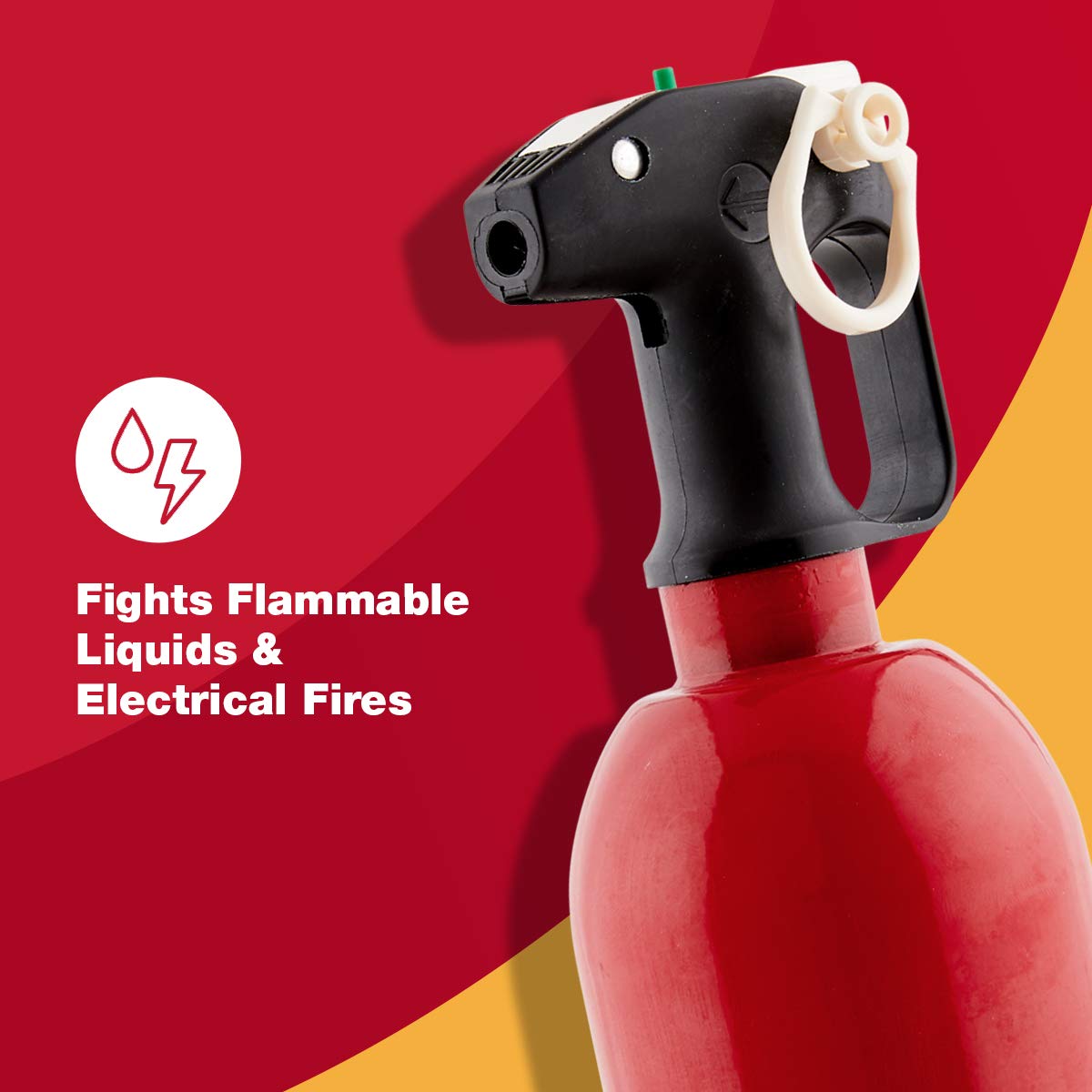 First Alert Fire Extinguisher, Car Fire Extinguisher, Red, AUTO5