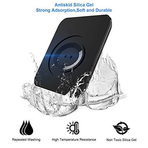 DOTAATDW Car Phone Holder, Car Dashboard Cell Phone Holder with Non-Slip Silicone Base Washable and Reusable Car Phone Mount Compatible with 3.5-7β Smartphone
