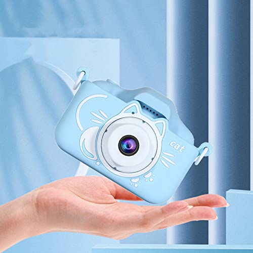 LebonYard Cute Cat Cartoon Children's Camera Front and Rear Double Lens 20 Million Selfie Camera