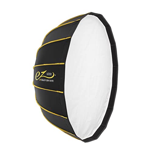 Glow EZ Lock Collapsible Silver Beauty Dish (34")