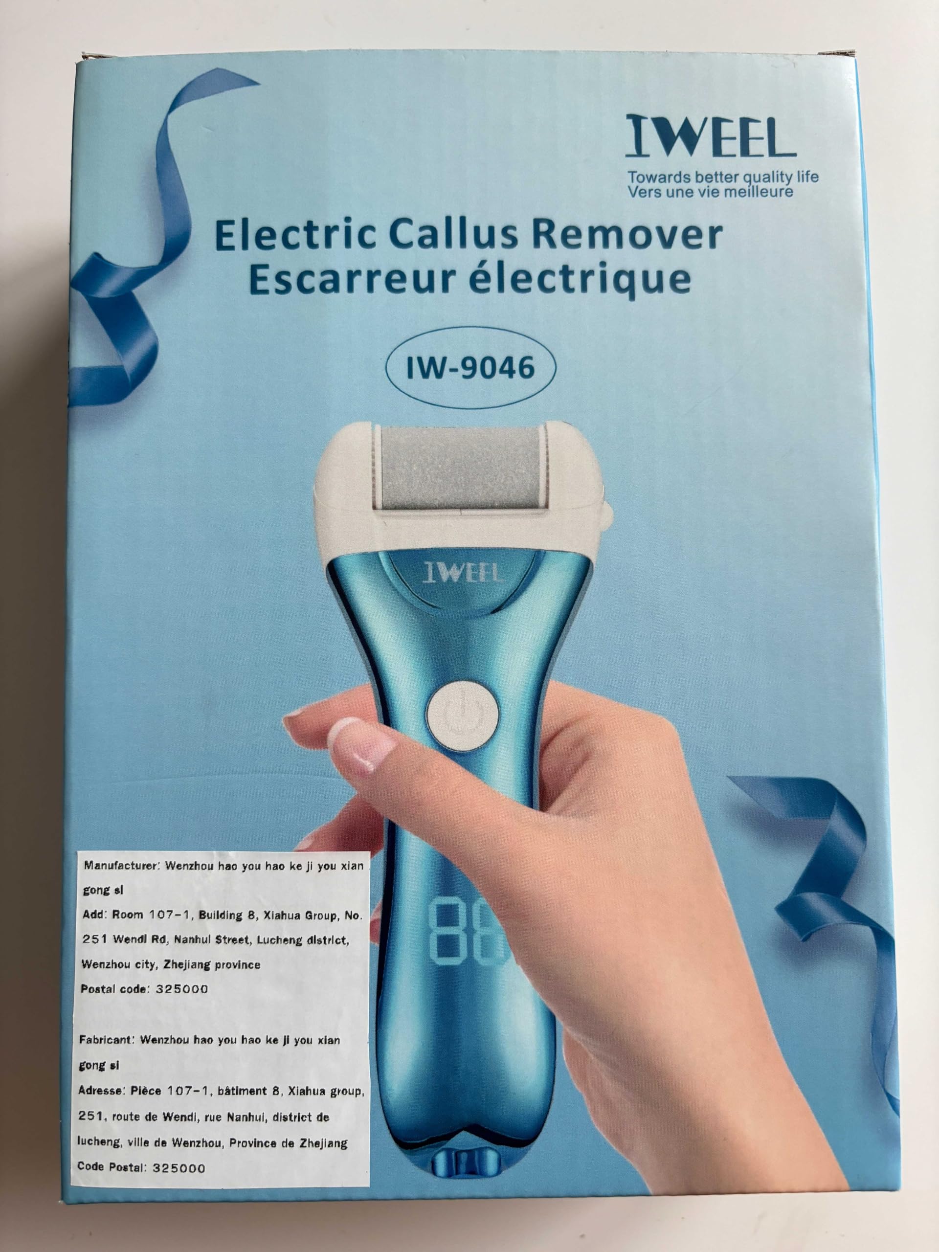 Callus Remover for Feet, Electric Foot File Rechargeable Foot Scrubber Pedicure Tools for Feet Electronic Callus Shaver Waterproof Pedicure kit for Cracked Heels and Dead Skin with 5 Roller Heads
