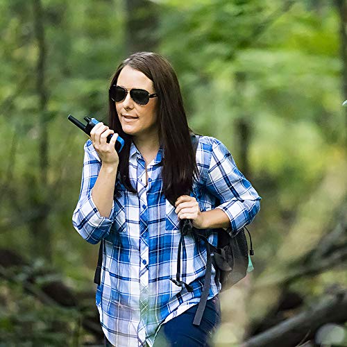 Motorola Talkabout T800 Two-Way Radios, 2 Pack, Black/Blue