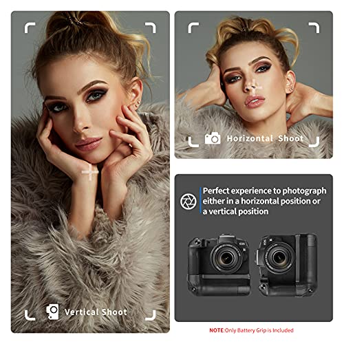 Neewer Vertical Battery Grip with 2.4G Wireless Remote Control ,Compatible with Canon EOS R Mirrorless Digital Camera,Replacement for BG-E22,Works with LP-E6N/LP-E6NH Battery (Battery Not Included)