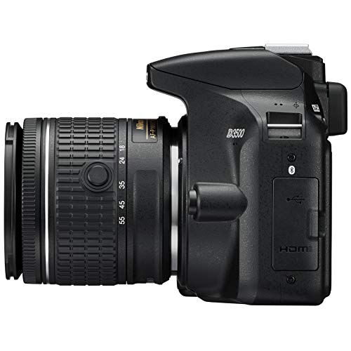 Nikon D3500 24.2MP DSLR Camera w/AF-P 18-55mm VR Lens & 70-300mm Dual Zoom Lens (1588B) ā (Renewed)