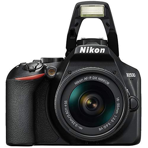 Nikon D3500 24.2MP DSLR Camera w/AF-P 18-55mm VR Lens & 70-300mm Dual Zoom Lens (1588B) ā (Renewed)