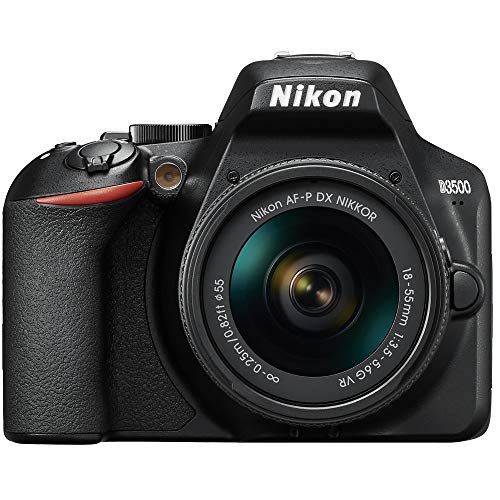 Nikon D3500 24.2MP DSLR Camera w/AF-P 18-55mm VR Lens & 70-300mm Dual Zoom Lens (1588B) ā (Renewed)
