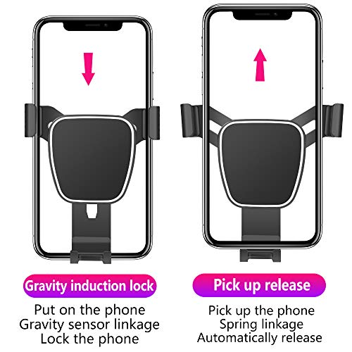 LUNQIN Car Phone Holder for 2019-2023 Volvo XC40 SUV Auto Accessories Navigation Bracket Interior Decoration Mobile Cell Phone Mount