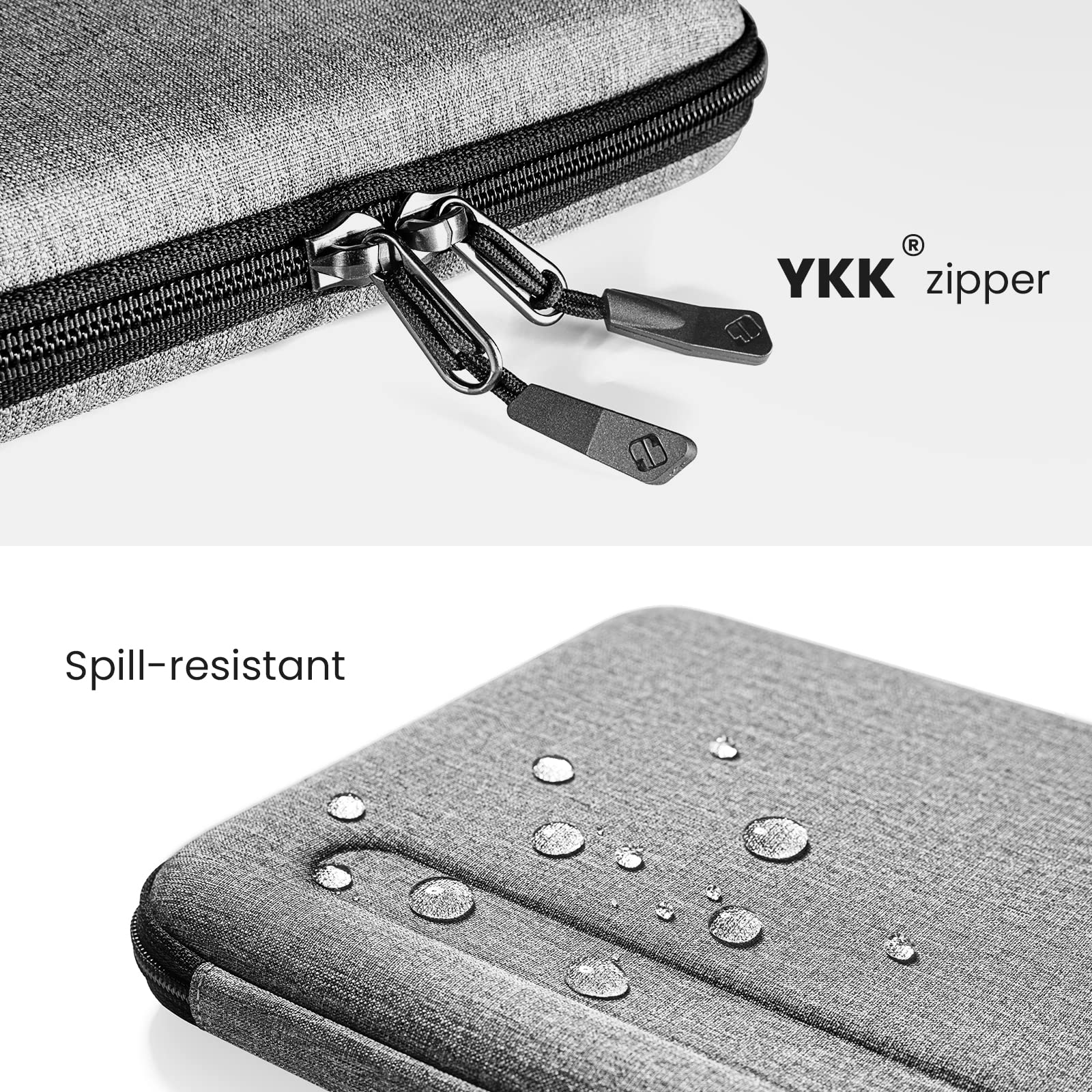 tomtoc Slim Hard Case for 13-inch MacBook Air M3 2024 M2/A2681 M1/A2337, MacBook Pro 2022-2016 M2/A2686 M1/A2338, Organized Protective Shoulder Bag with Tablet Pocket for Up to 11 iPad Air/Pro