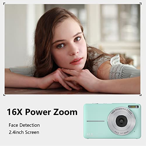 TIANEK 1080P High-Definition Digital Camera 44 Million Photos 16x Digital Zoom Camera Anti-Shake Proof Home Camera