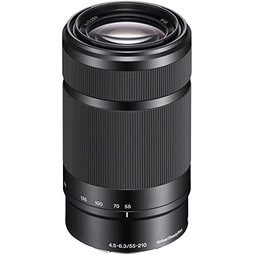 Camera Bundle for Sony a7 IV Mirrorless Camera with FE 28-70mm f/3.5-5.6 OSS, E 55-210mm f/4.5-6.3 OSS, 500mm f/8.0 Manual Focus Lens + Accessories (128GB, Photo/Video Editing Software, and More)