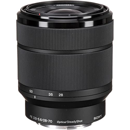 Camera Bundle for Sony a7 IV Mirrorless Camera with FE 28-70mm f/3.5-5.6 OSS, E 55-210mm f/4.5-6.3 OSS, 500mm f/8.0 Manual Focus Lens + Accessories (128GB, Photo/Video Editing Software, and More)