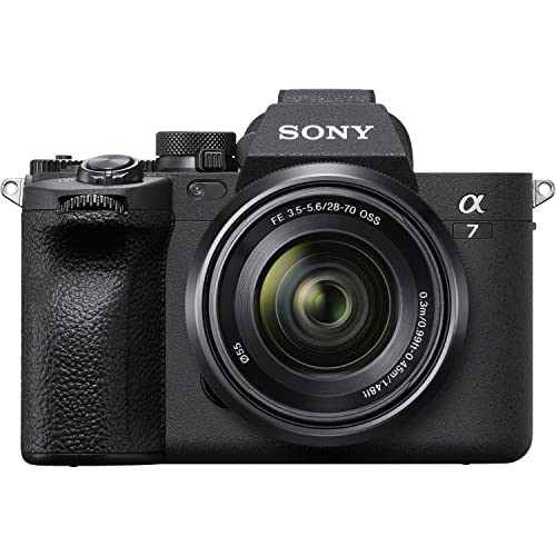 Camera Bundle for Sony a7 IV Mirrorless Camera with FE 28-70mm f/3.5-5.6 OSS, E 55-210mm f/4.5-6.3 OSS, 500mm f/8.0 Manual Focus Lens + Accessories (128GB, Photo/Video Editing Software, and More)