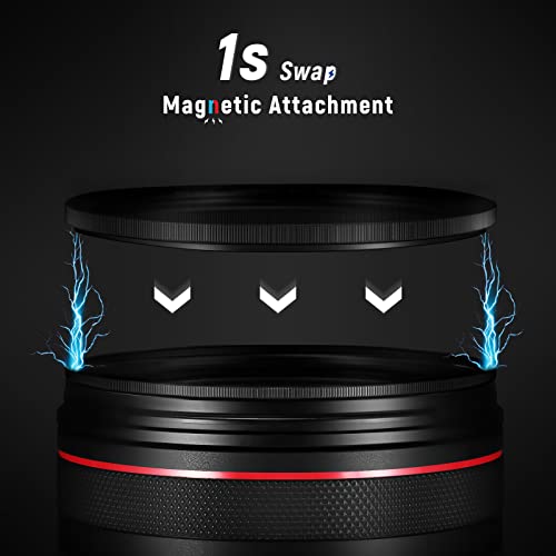 NEEWER 67mm 5-in-1 Magnetic Lens Filter Kit, Includes Neutral Density ND1000+MCUV+CPL+Adapter Ring+Filter Cap with 42-Layer Coating/Ultra Slim/Scratch Resistant HD Optical Glass&Water-Resistant Pouch