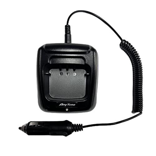 AnyTone Original Battery Desktop Charger with Eliminator for AT-D878UV,D878 Plus,D868UV,D858