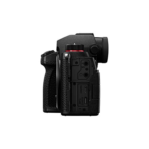 Panasonic LUMIX S5 Full Frame Mirrorless Camera, 4K 60P Video Recording with Flip Screen & WiFi, L-Mount, 5-Axis Dual I.S, DC-S5BODY (Black)