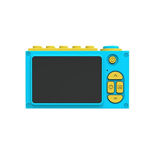 Children's Camera Digital Waterproof Camera Video Toy Kids Cartoon Mini Fun Cute Camera Outdoor Photography kids (Color : Blue)