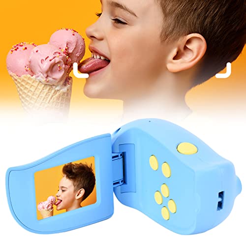 HD Digital Camera, 100° Viewing Angle 400mAh Battery Safe 2 Inch Screen Camera Cute for Boys for Toy for Gift for Girls(blue)