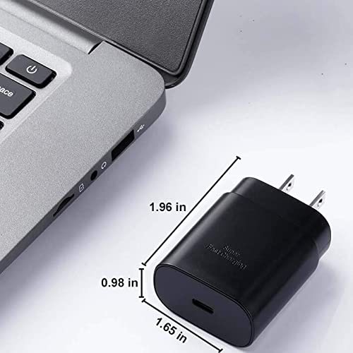 Samsung USB-C Super Fast Charging Power Adapter-25W PD Charger Block for Samsung Galaxy S23 Ultra/S23/S23+/S22/S22 Ultra/S22+/Note 20/S20/S21/S10, Galaxy Tab S7/S8(2 Pack)
